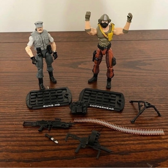 gi joe | Toys | Gi Joe 209 Gung Ho And Copperhead Action Figure Set ...